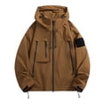 2026 New Men's Windbreaker Jacket, Hooded Zipper Front Casual Jacket ...