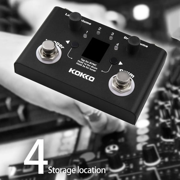 Clairlio KOKKO Circle Loop Pedal Standard Drum Looper Page Tuner Pedal ...
