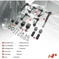 A-Premium Set of 12, Front Rear Sway Bar Link + Outer Inner Tie Rod End & Upper Lower Ball Joint ...