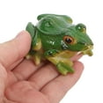 BESTYASH Resin Crafts Frog Figurine Frog-shaped Green 1Pack Car Decor ...