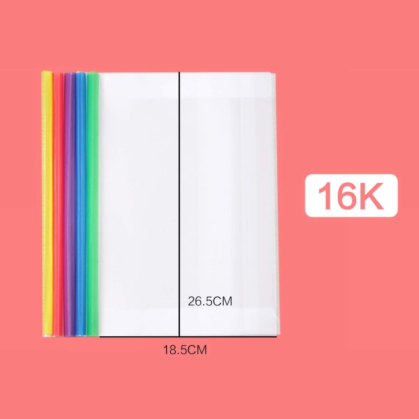 Thickened Book Sleeves Reusable Transparent Book Case Waterproof ...