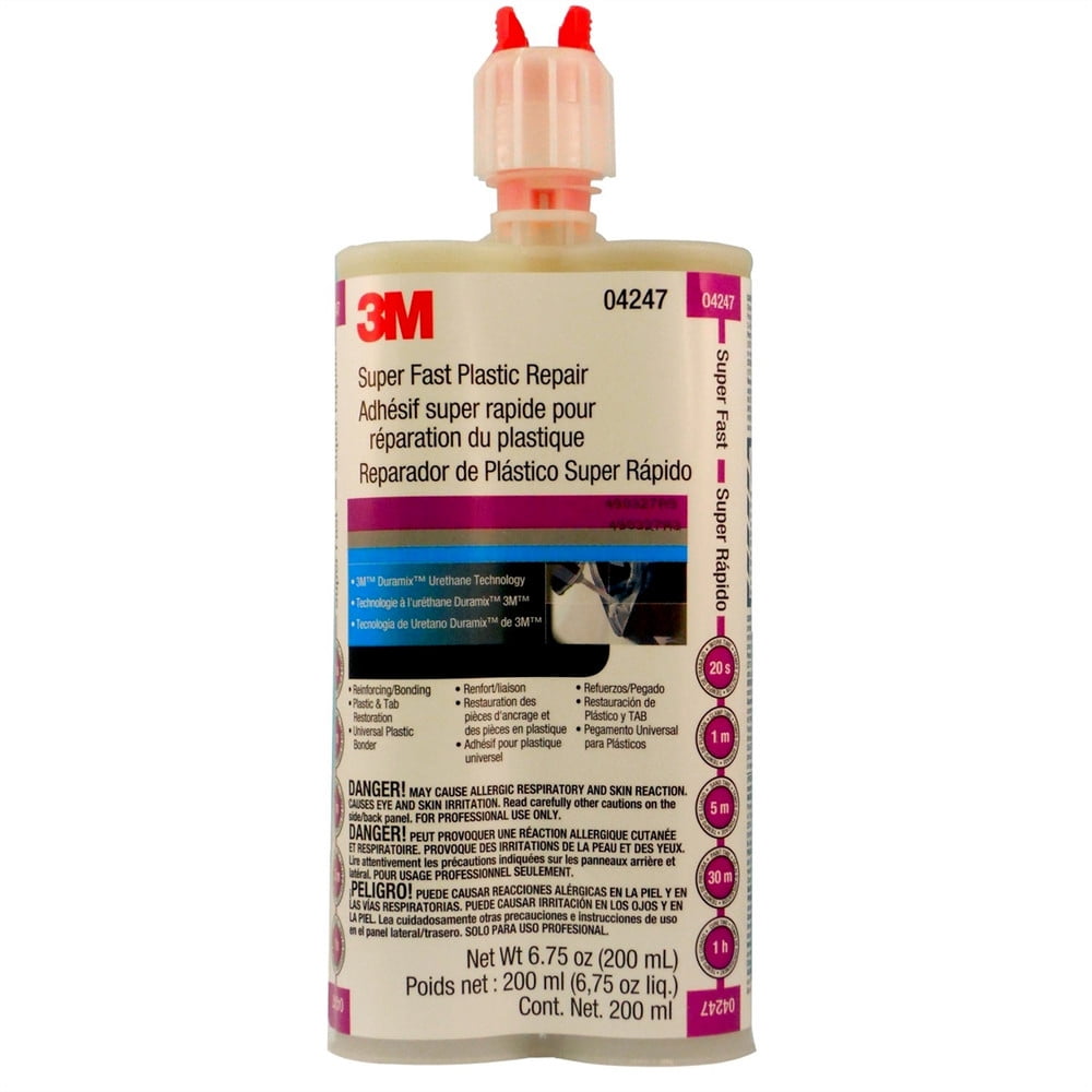 3M 4247 Duramix 200 ml Super Fast Plastic Repair Adhesive - Walmart.com