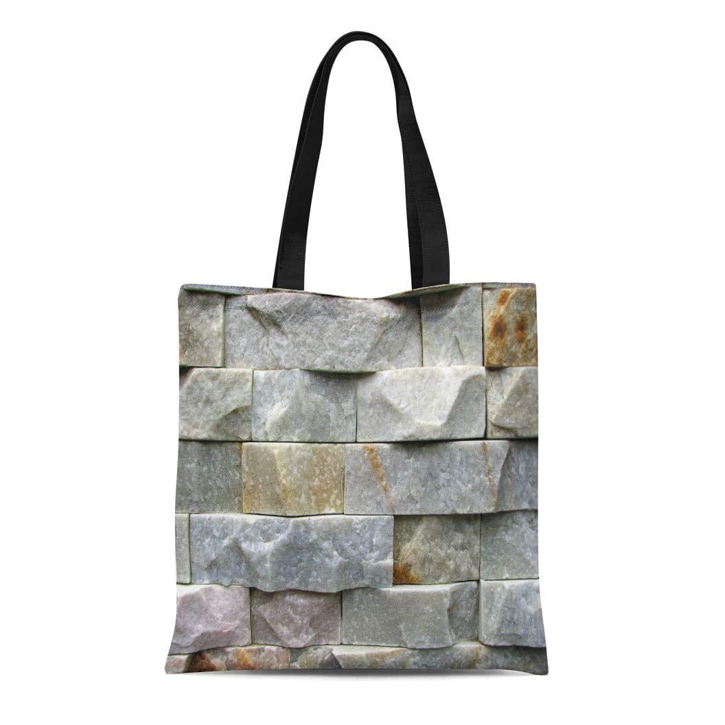 SIDONKU Canvas Bag Resuable Tote Grocery Shopping Bags Abstract Pattern ...