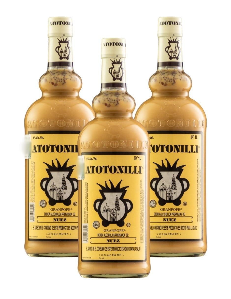 Tripack Rompope Atotonilli Nuez 1000 Ml Atotonilli Rompope | Bodega ...