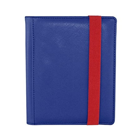 Dex Protection Dex Binder 4 Dark Blue Deluxe Portfolio 4-Pocket Velvet ...