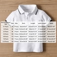 Boys Solid Color Lapel Polo Shirt & Casual Shorts Set for 0-10Y, Kids ...
