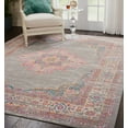 Nourison Passion Vintage Bordered Grey Area Rug - Walmart.com