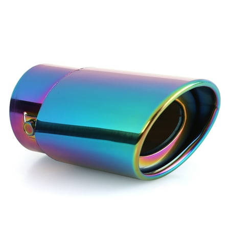HonHaione Burnt Color Car Exhaust Tip Stainless Steel Straight Muffler ...