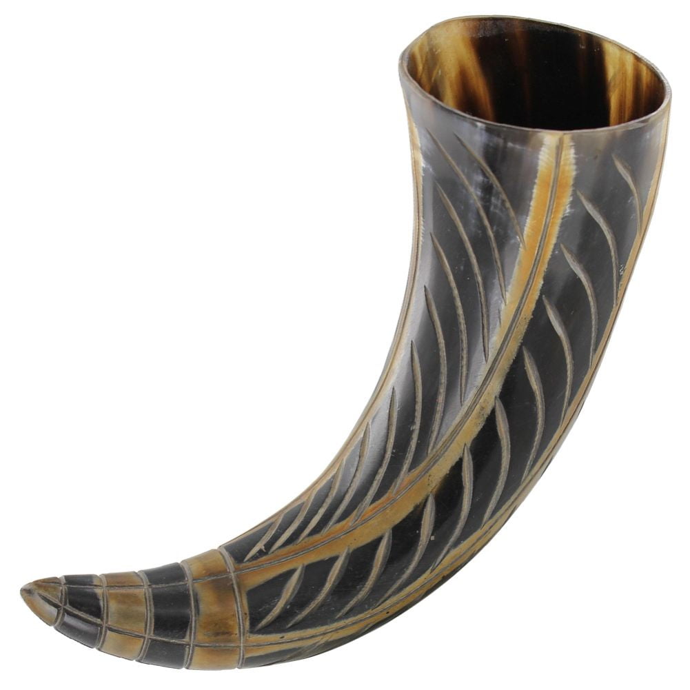 Bountiful Sustenance Hand Carved Drinking Horn - Walmart.com