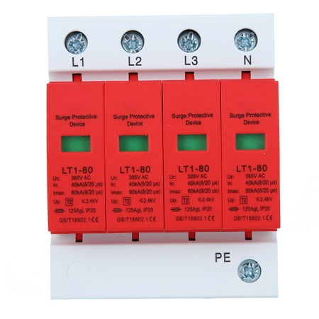 Surge Protector Module,4P LT1‑80 Surge Protector Surge Protector Low ...