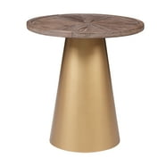 Metal Round Table Small Gold - Walmart.com