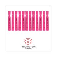 Universal Brand Fluorescent Pink Desk Highlighter, Chisel Tip, 1-Dozen ...