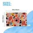 BaHomeck placemats Set of 4 Abstract Pattern With Bold Shapes And ...