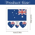 National Flag Temporary Tattoos,Water-Resistant Football Fan Face ...