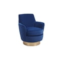 Jopath Velvet 360°Swivel Barrel Chair, Swivel Accent Chairs Armchair ...
