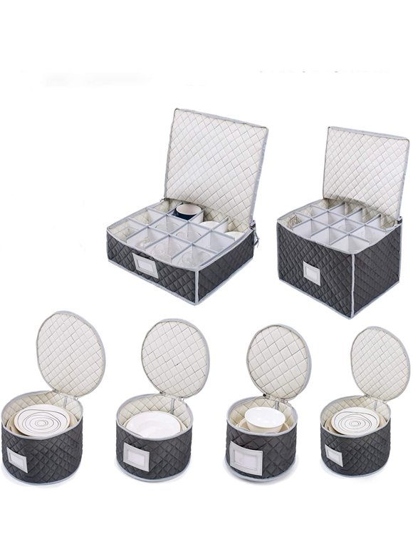 Dinnerware Storage in Holiday & Christmas Storage - Walmart.com