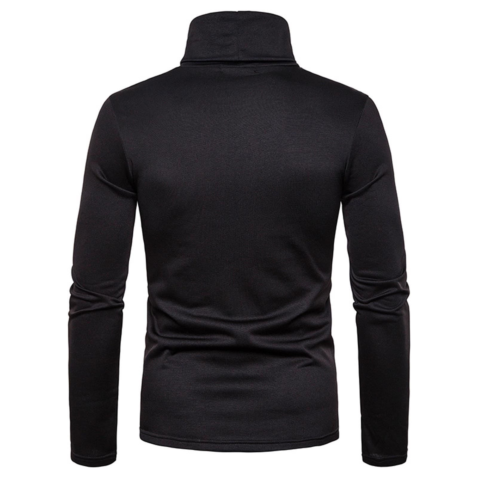 Click here for Cehvom Men Turtleneck Casual Slim Fit Pullover War... prices