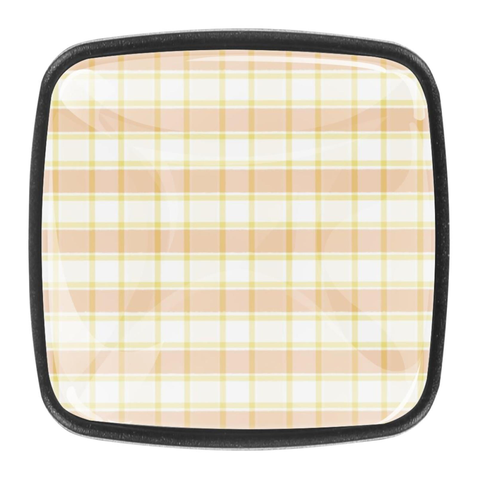 4 Pcs Square Cabinet Handle Cupboard Knob Drawer Pulls Handle Lattice ...