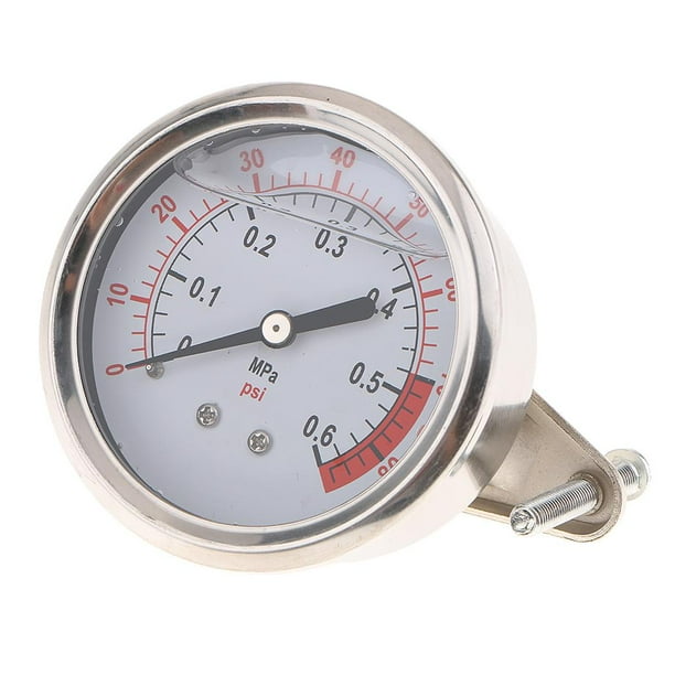 Medidor de de material acero Inoxidable, Manómetro, Gas, Agua, Aceite, , 1 / 4in - 0.6mpa ...