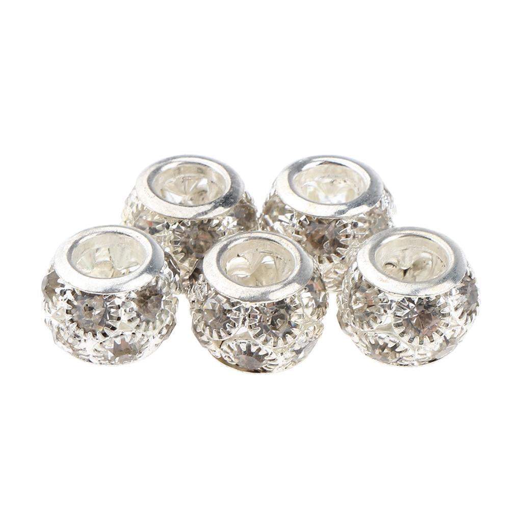 5 Pieces Hair Tube Beads Dreadlocks Beads Hair Braiding Jewelry Hair ...