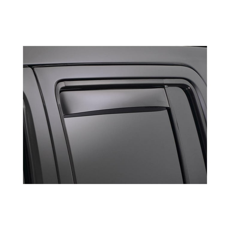WeatherTech Custom Fit Side Window Deflectors compatible with 2003 2008 Honda Pilot Rear Pair Dark Tint Walmart