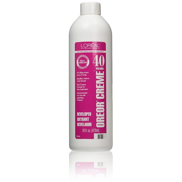 Loreal Paris Oreor Creme 40 Volume Developer, 16 Fl Oz - Walmart.com