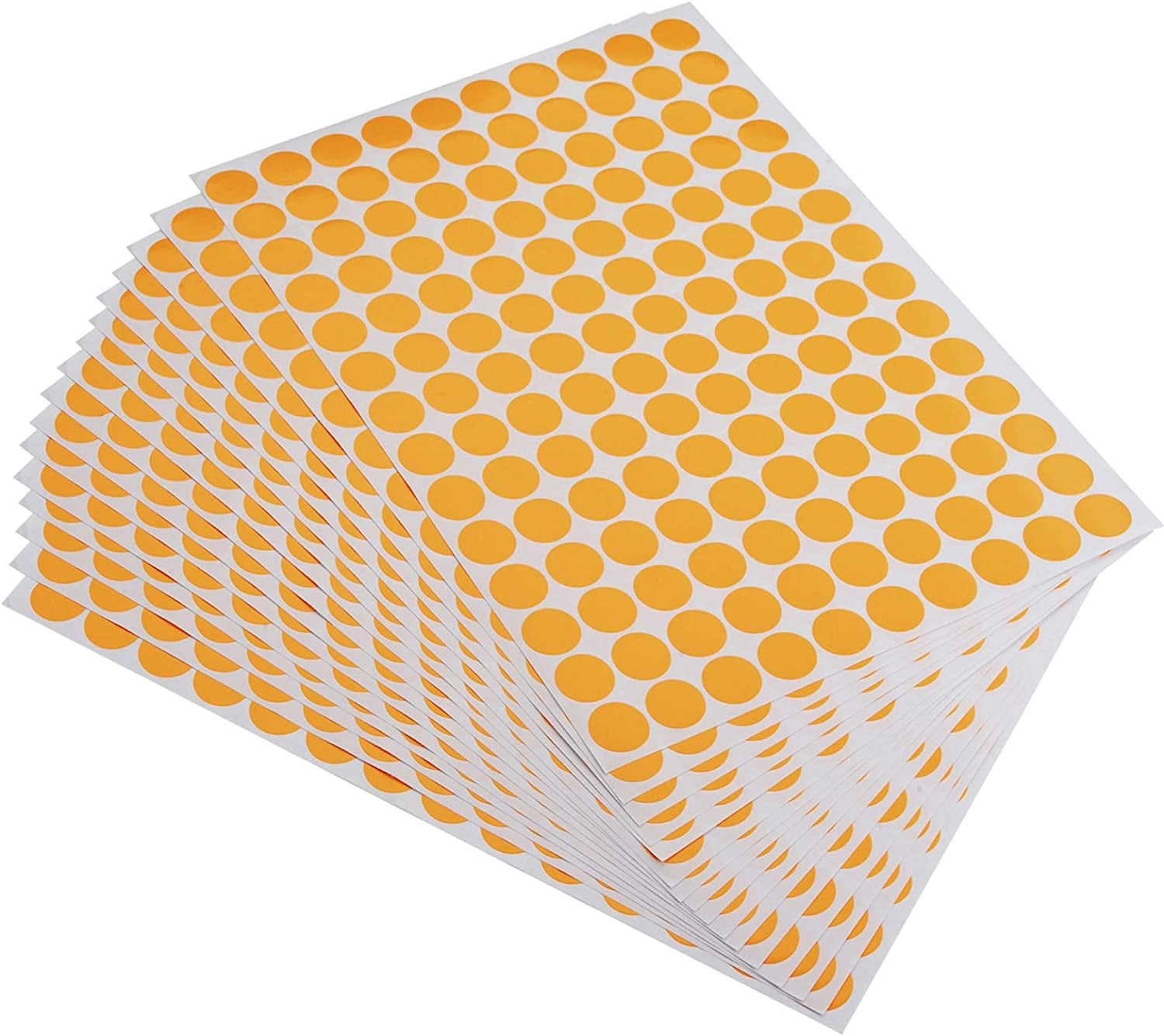 Pack of 2240 Round Color Coding Labels Circle Dot Stickers, 3/4 ...