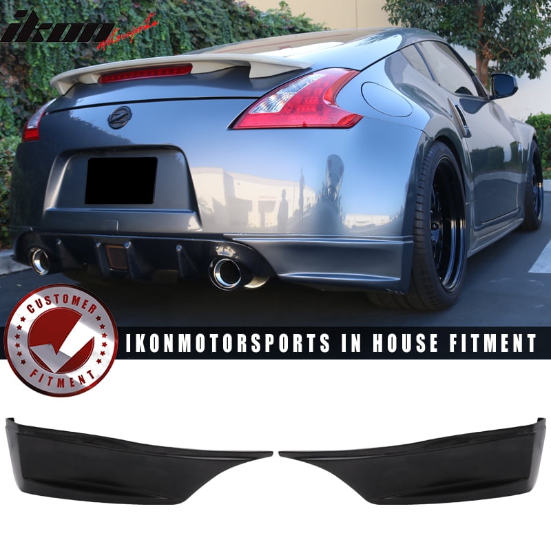 Ikon Motorsports Compatible with 09-20 Nissan 370Z SS Style Rear Aprons ...