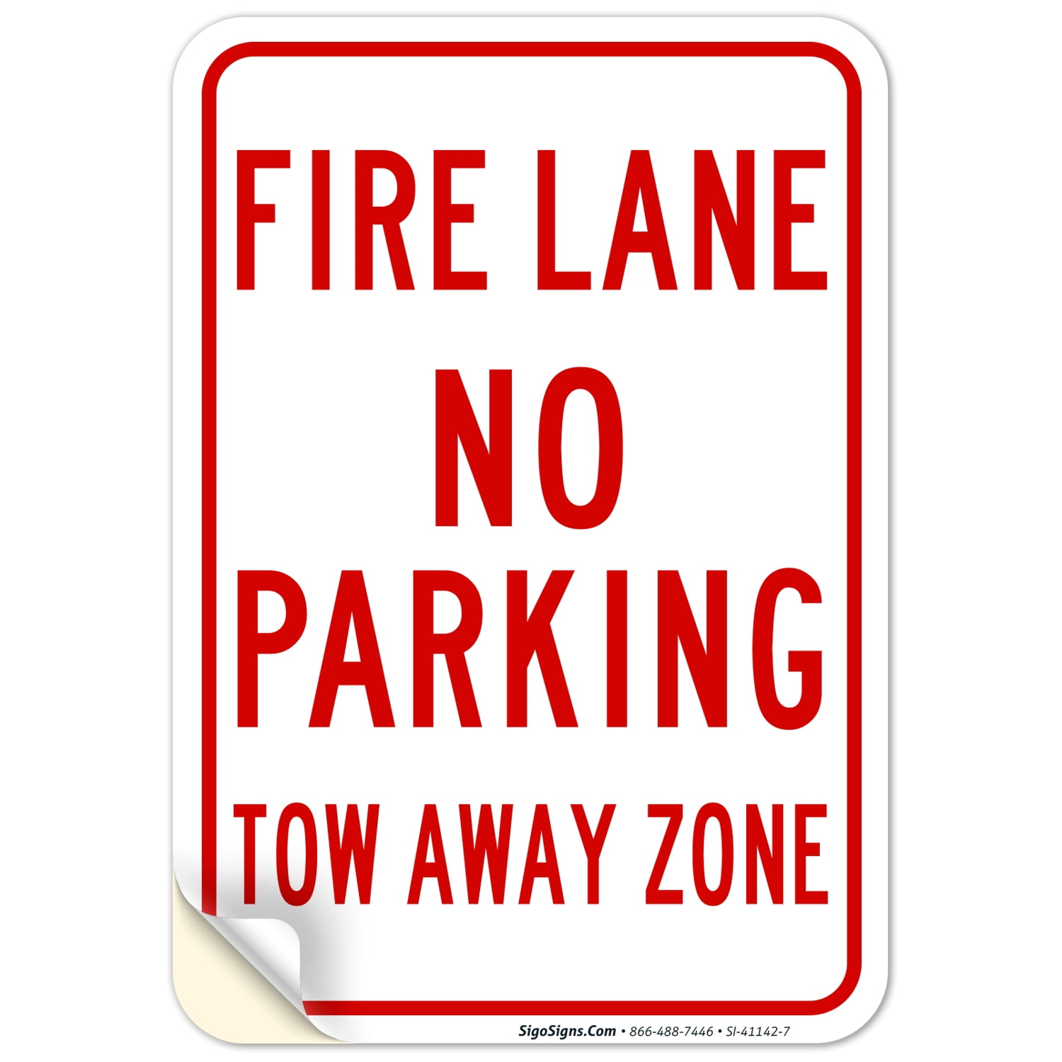 Blank Zone Sign