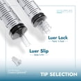 BH Supplies 1ml Luer Lock Tip Syringes (No Needle) - Sterile ...