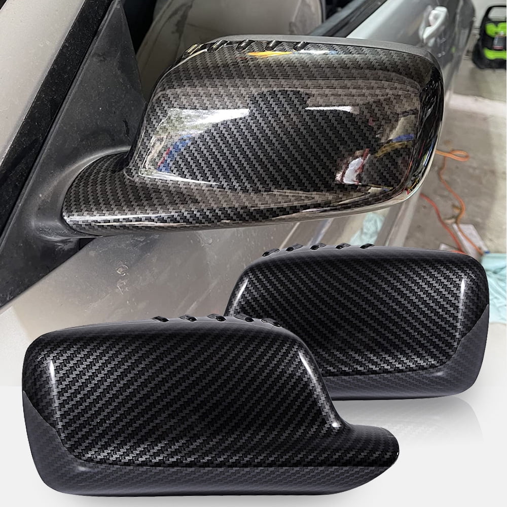 Astra Depot Carbon Fiber Patter Side Mirror Cover Caps for BMW 7-Series ...