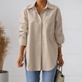 Bibifish Womens Button Down Shirts Elegant Long Sleeve Button Up ...