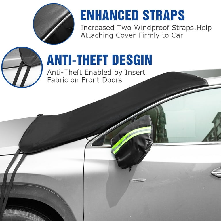 ELUTO Car Windshield Protector UV Protection Waterproof Resists Snow Ice Dust for SUVs Trucks Walmart