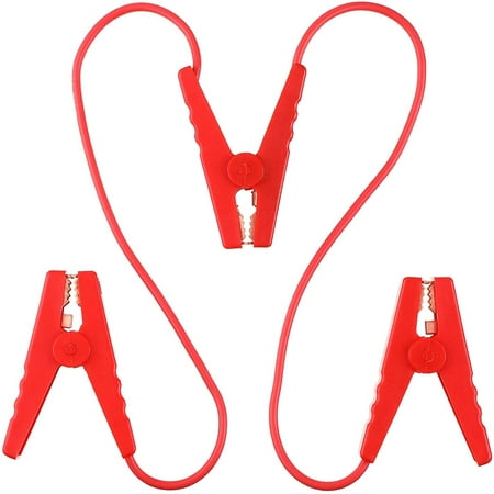 Electric Fence Jump Leads Jumper Wires Alligator Clips Cable Connect ...