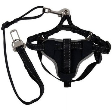 Walk Right Front Connected Dog Harness, Medium, Black - Walmart.com
