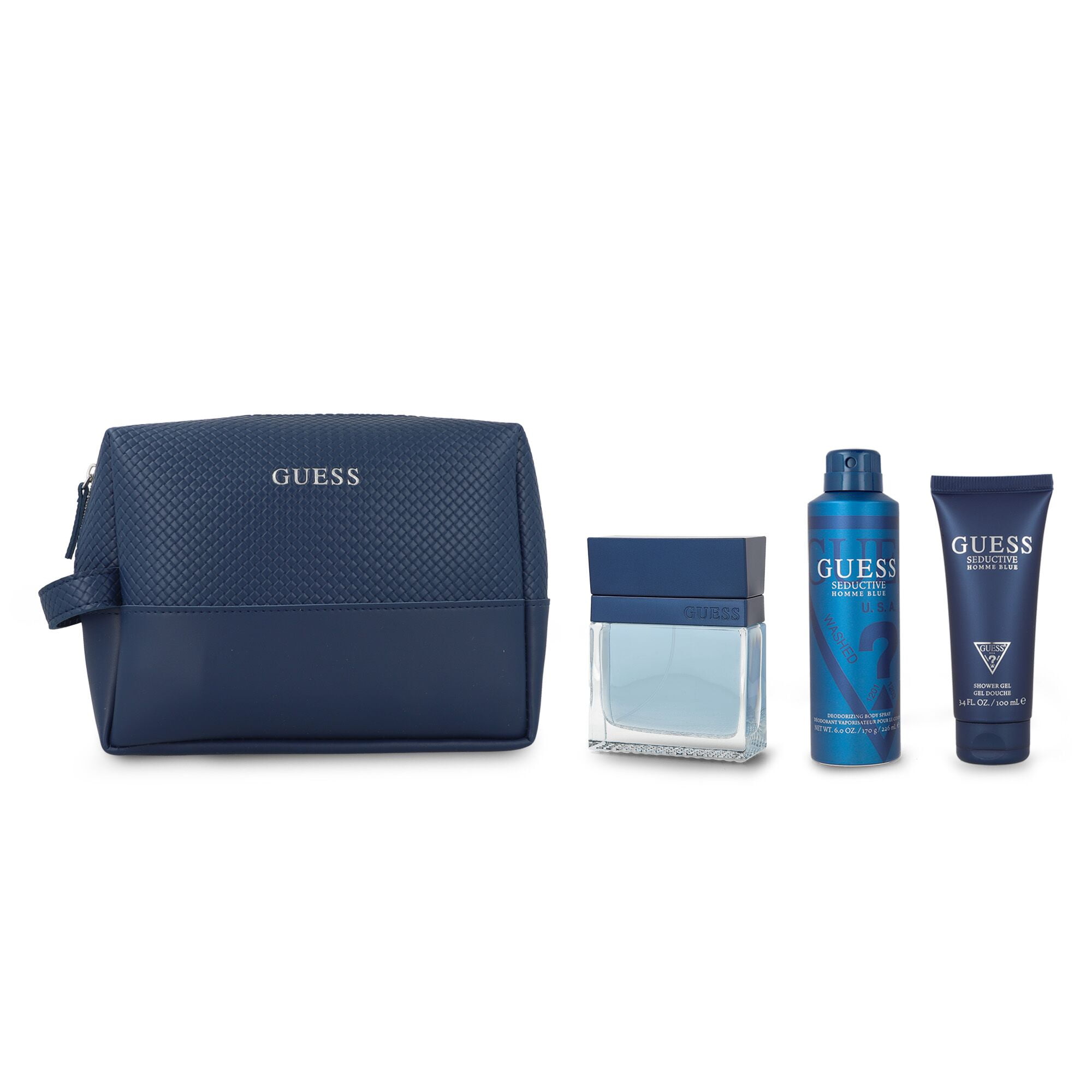 Set Guess Seductive Homme Blue Guess 4Pzs | Walmart en línea
