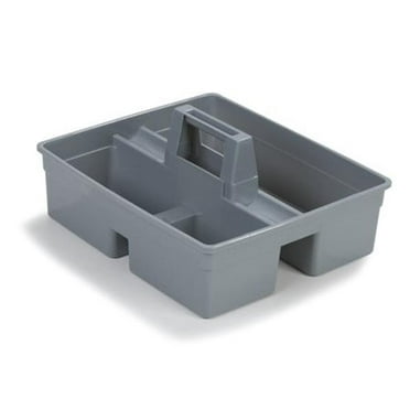 Rubbermaid Commercial Executive Carry Caddy, 2-Compartment, Plastic, 10 ...