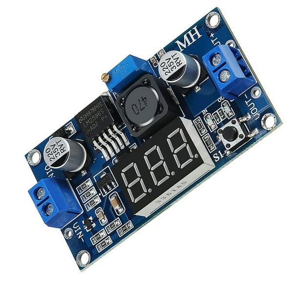 Maytalsory 4 Pieces Voltage Regulator Module Adjustable Digital Display Volt Stabilizer Reducer ...