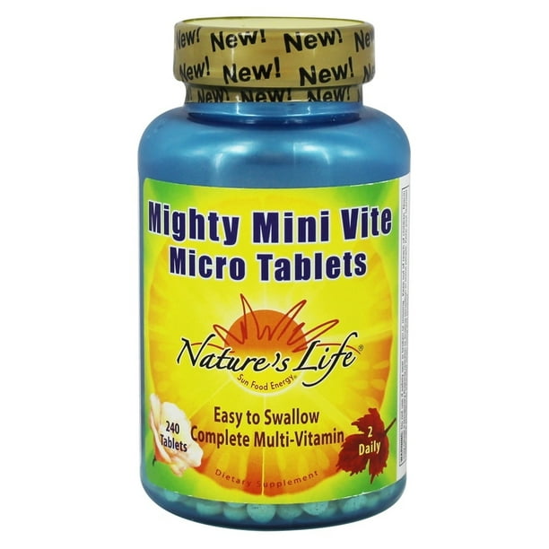 Nature's Life Mighty Mini Vite | Complete Daily Multivitamin | No ...