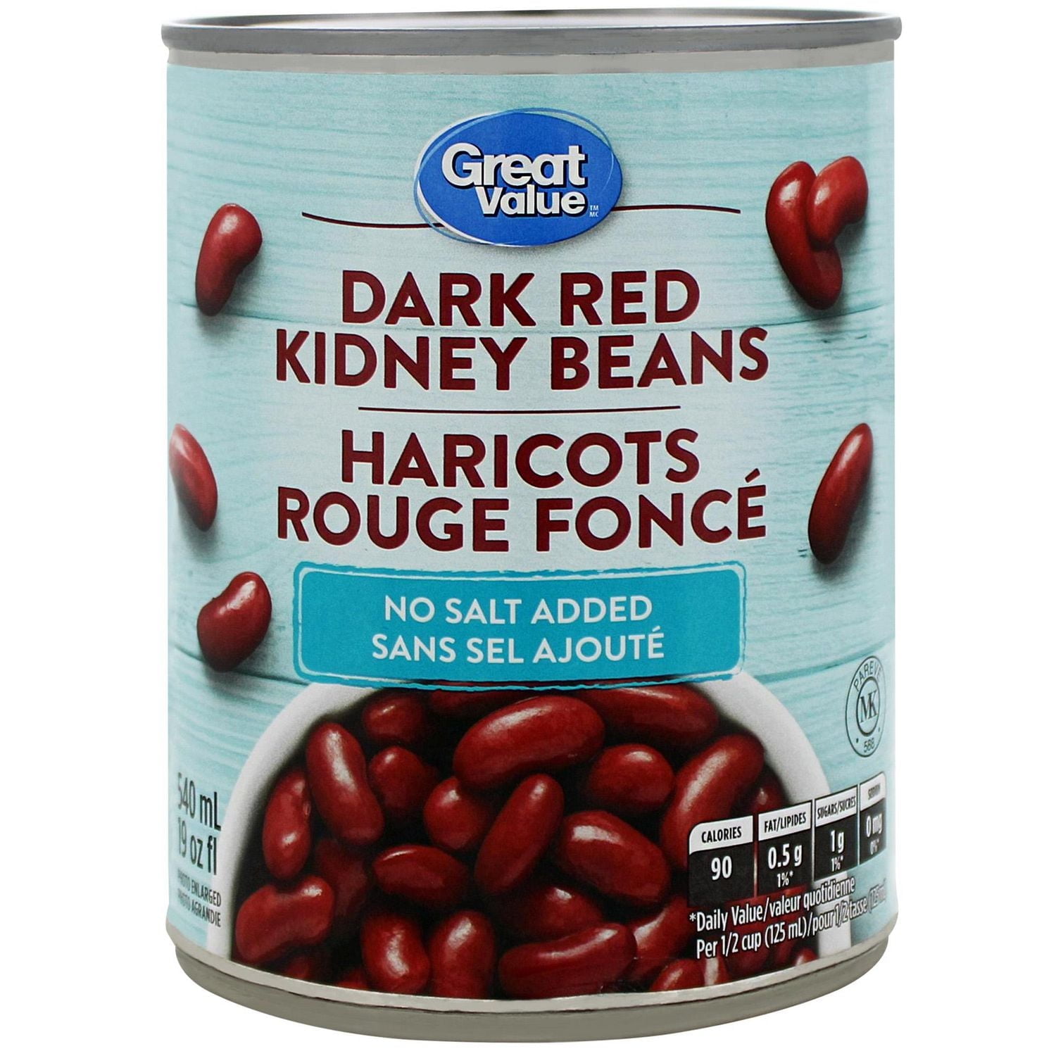 Click here for Great Value No Salt Added Dark Red Kidney Beans 54... prices