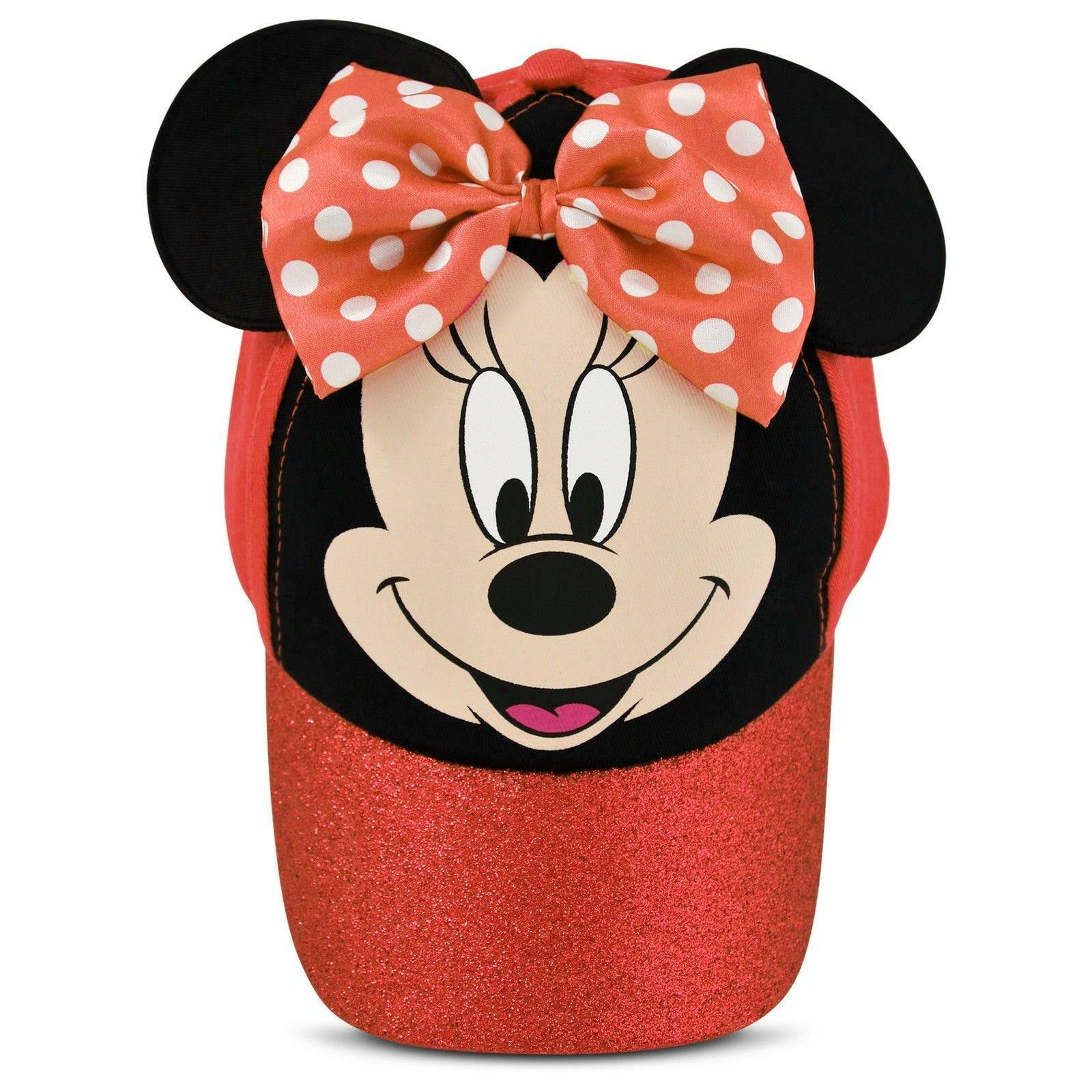 Youth Minnie Mouse Ears & Bow Cap - Walmart.com