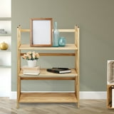 Casual Home 301-32 Montego 3-Shelf Folding Bookcase, Black - Walmart.com