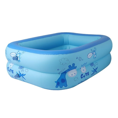 Inflatable Kiddie Pool Blue Swimming Pool For Kids,indoor Outdoor Water ...