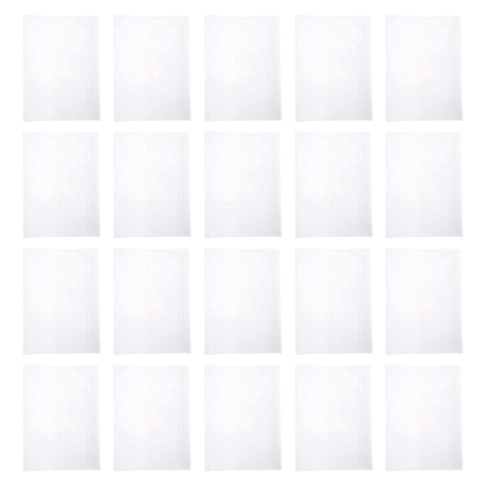 50Pcs Transparent Book Cover Waterproof PVC Book Cover Students ...