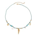 Bohemian Fish Pendant Adjustable Braided Cord Necklace Jewelry Gold ...