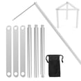 Aluminum Alloy Outdoor Stove Rack Portable Triangle Pot Holder Portable ...