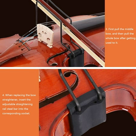 Violin Bow Corrector 4/4 Violin Beginner Practice Training String Aids ...