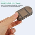 7 Pcs Pill Box Pills Case Compact Medicine Travel Accessories Container ...