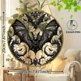 Bat Stained Glass Window Hangings,Bat Decorations for Halloween,Bat ...
