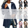 ClodeEU Women's Mid Length Full Zip Hooded Jacket,Casual Windproof Coat ...